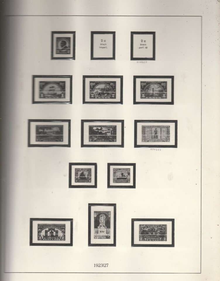 LINDNER HINGELESS US COMMEMORATIVES ALBUM 1893 -1967 OVER 52 PAGES WITH ...