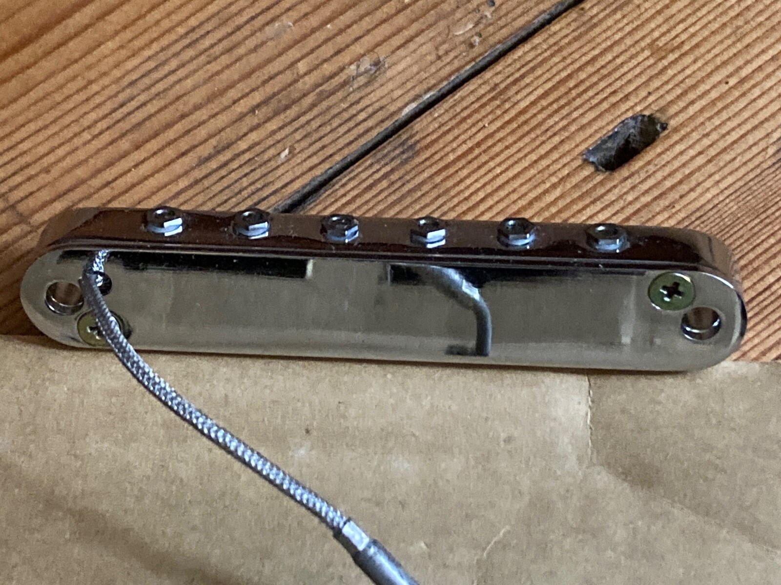 NOS GOTOH Piezo Guitar Bridge 501BZ Japan Chrome | eBay UK