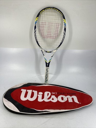 Wilson 3LX Blue White Tennis Racket Racquet with Case | eBay