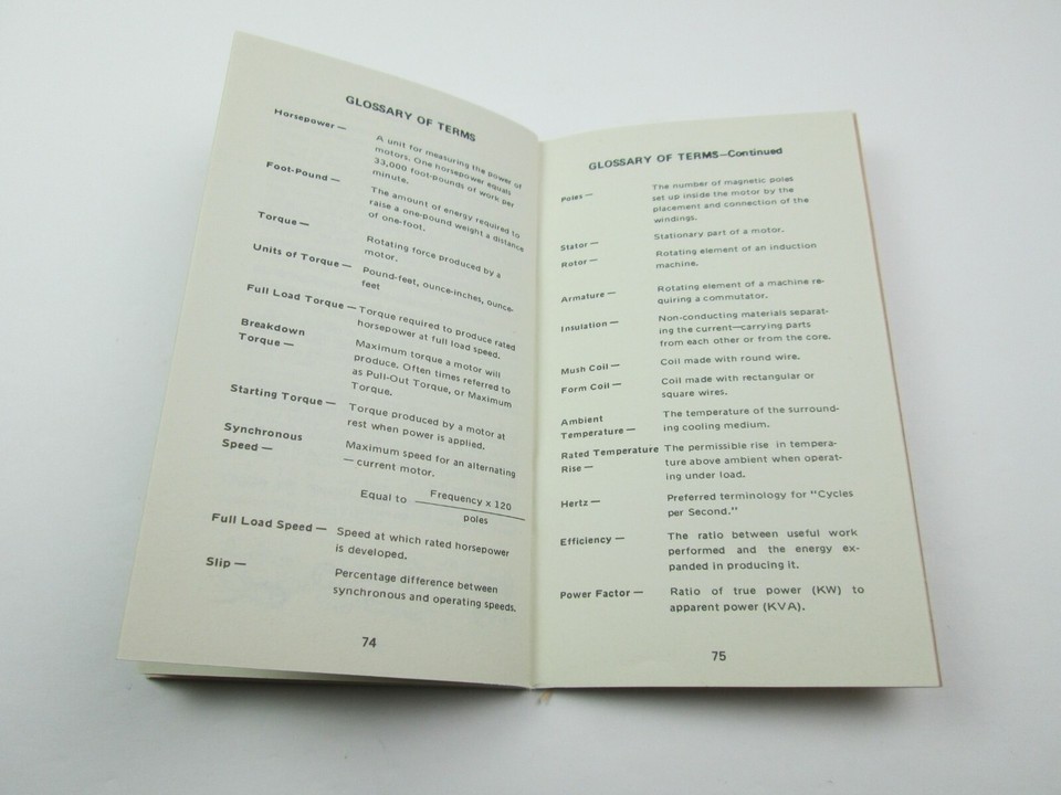 Electrical Engineering Pocket Handbook EASA French Gerleman Electric Co ...