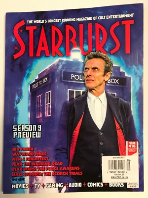 Starburst Doctor Who Season 9 Wayward Pines UK Issue 416 FREE SHIPPING ...