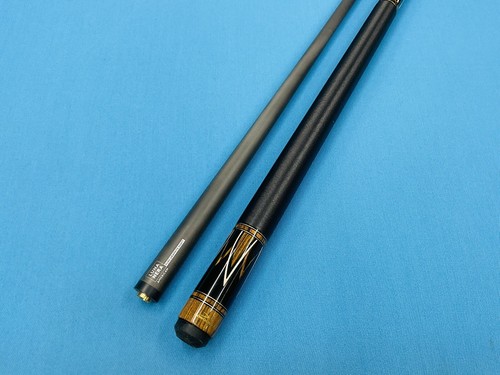LONGONI POOL CUE FEIJEN FLAMES WITH LUNA NERA SHAFT ( LINEN WRAP ) #1 ...