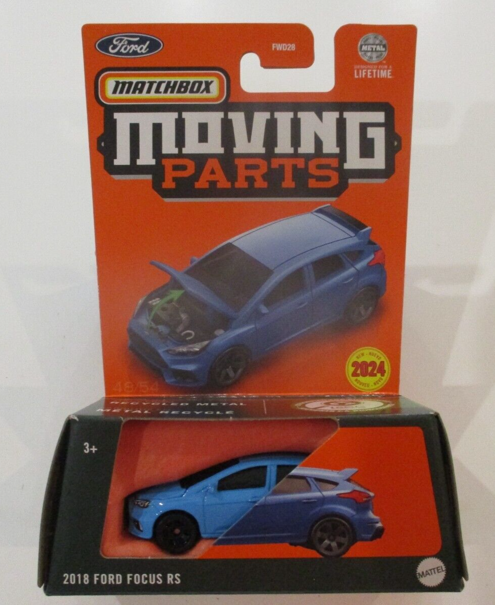 MATCHBOX 2024 MOVING PARTS - 2018 FORD FOCUS RS #48 HVM82 | eBay