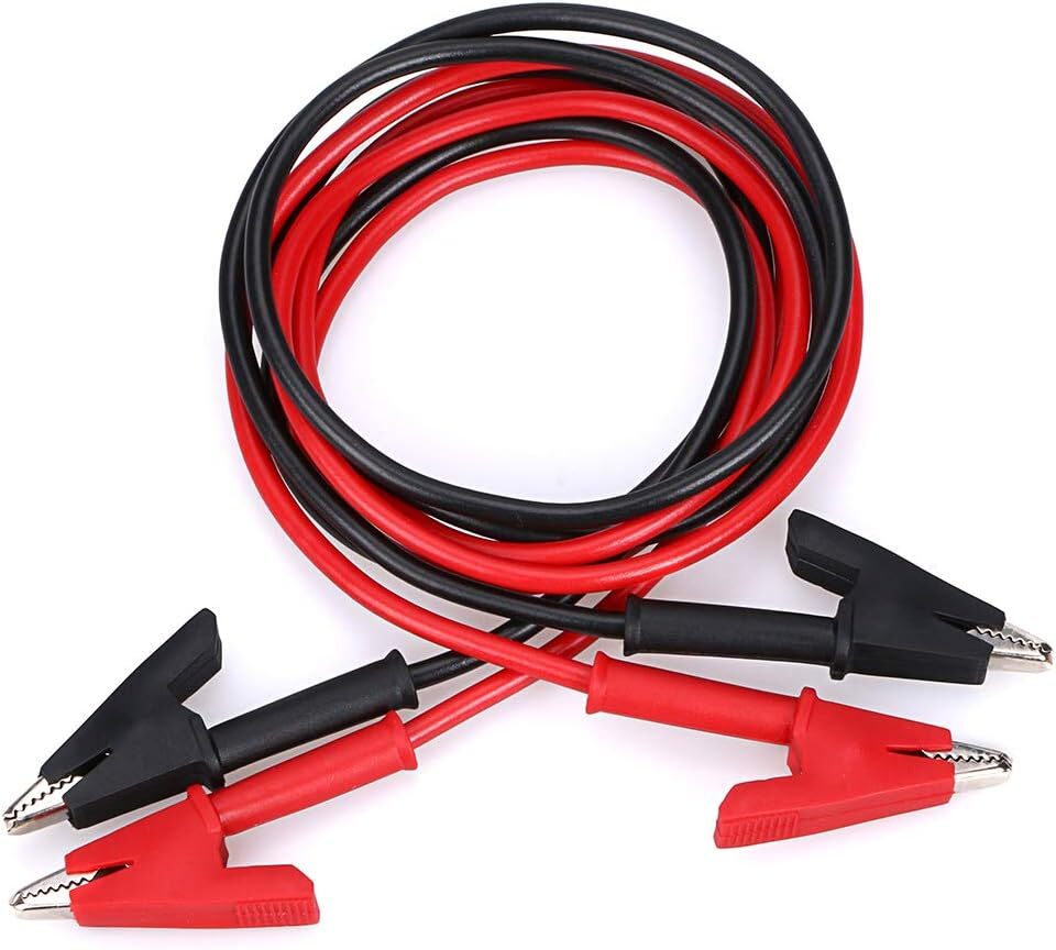 Dual Ended Crocodile Alligator Clips, 15A Test Lead Wire Cable with ...