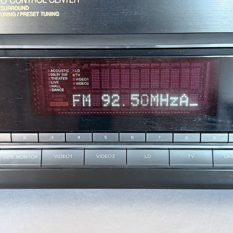 Sony STR D715 FM AM Stereo Receiver Audio Video Control Center | eBay