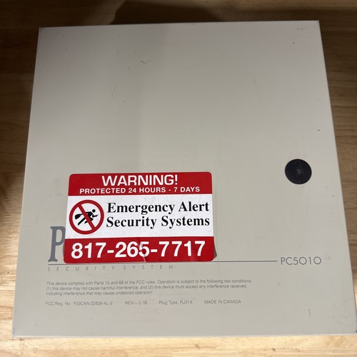DSC PC5010 PowerSeries Control Panel 832 Original Metal Box *READ ...
