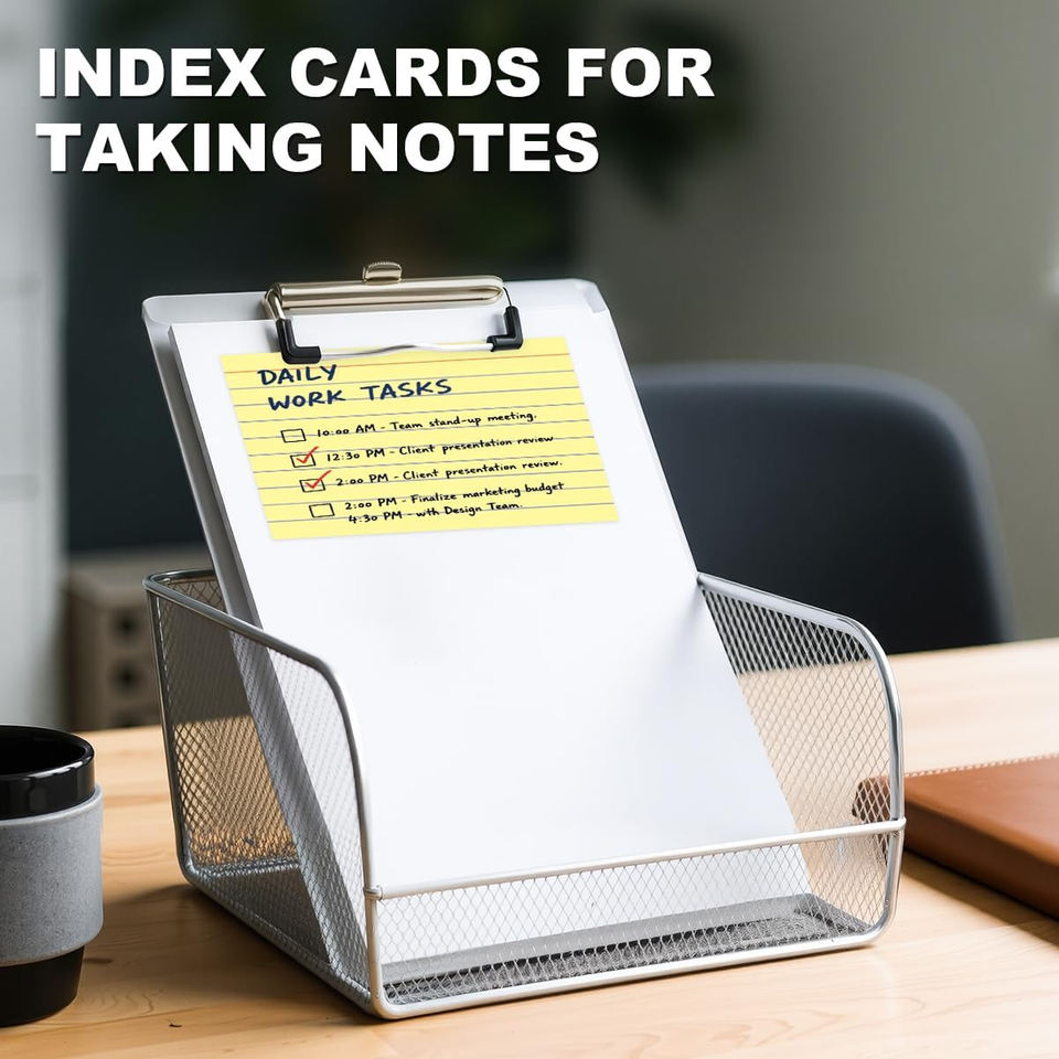300 Count 3X5 Index Cards Lined Colorful Notecards Bulk Flashcards for ...