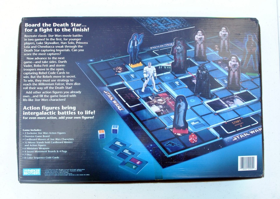 Star Wars 1998 Escape the Death Star Game w/ 2 Exclusive Figures ...