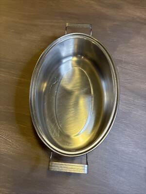 Vtg Ecko Flint Stainless Steel Radiant Heat Core 263 Roast Pan USA | eBay
