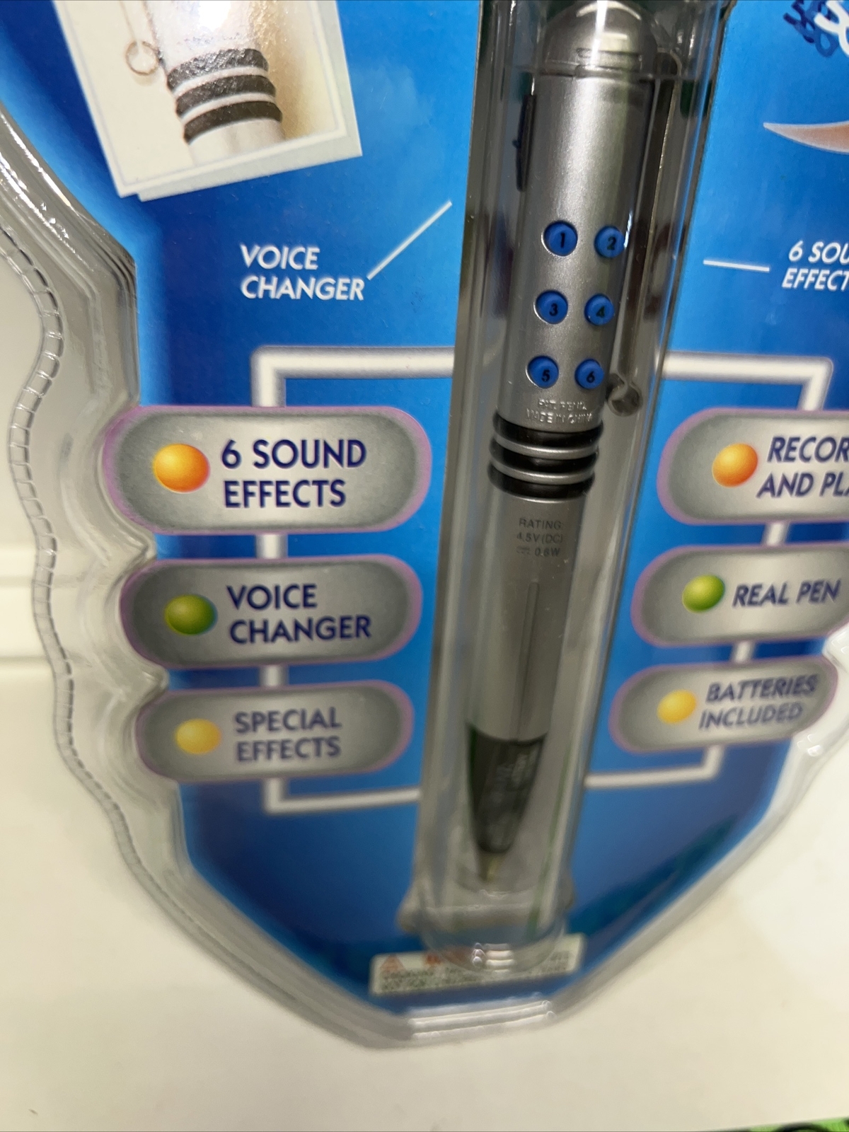 Vintage 1995 Tiger Talkboy F/x Recording Pen With Voice Changer Home ...