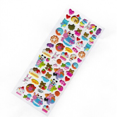 NEW! 3D Scrapbooking Stickers DIY Diary Planner Decor Dessert Candy ...