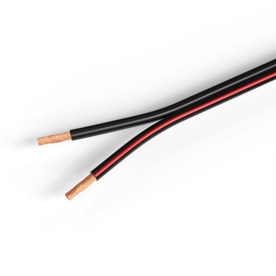 Bulk Speaker Cable Car Audio Wire In Wall CL3 14AWG 14/2 100ft CL3 Home ...
