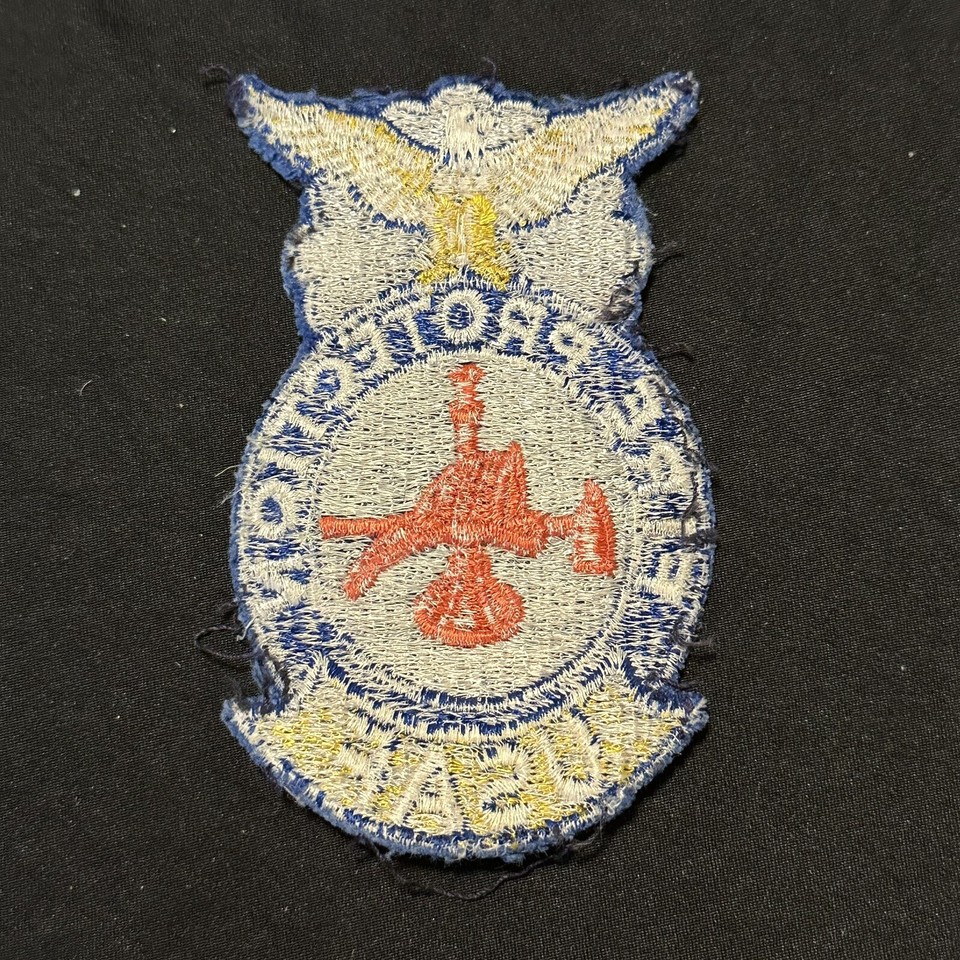 Vintage 1950s US Air Force Fire Protection Patch | eBay