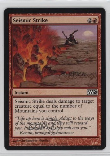 2009 Magic: The Gathering - 2010 Core Set Warren Instigator Seismic ...