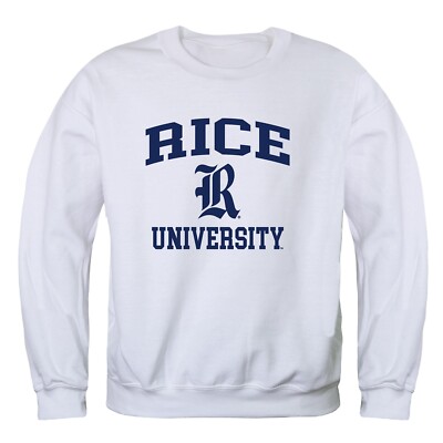 Rice University Owls Seal Crewneck Sweatshirt Sweater | eBay