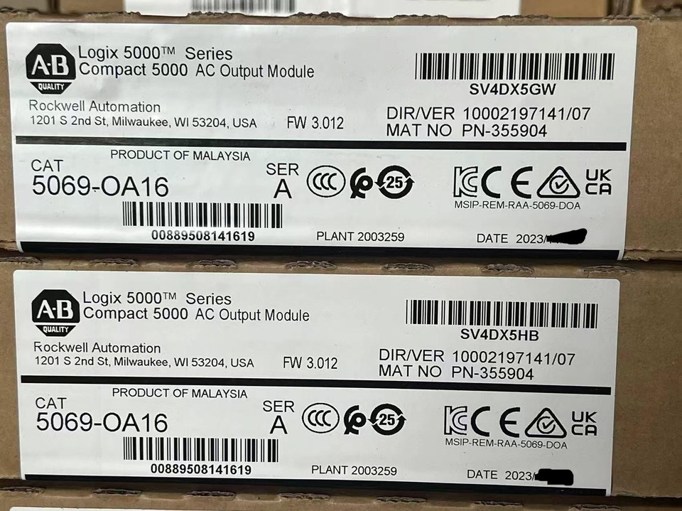 5069-OA16 /A Compact 5000 AC Output Module CompactLogix I/O 16 Channels ...