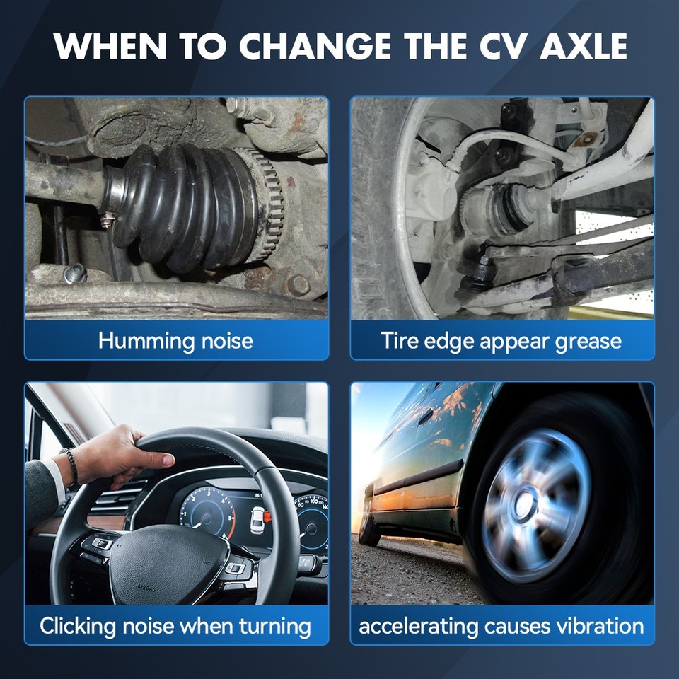 2PCS CV Axle Assemblys Front LH & RH For Ford Focus SEL Titanium L4 2 ...