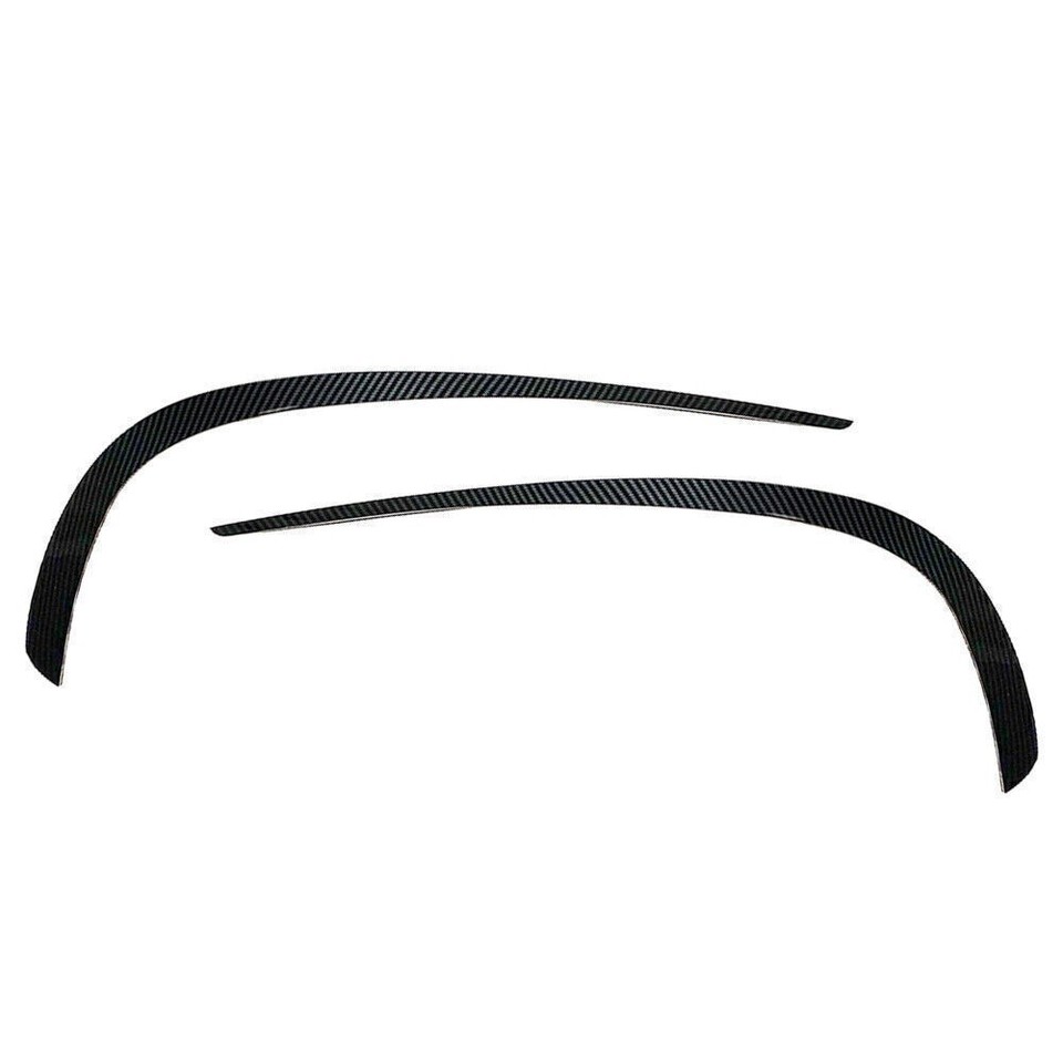 Carbon fiber Front Bumper Lip Splitter Trim Fit Mercedes-Benz E-Class ...