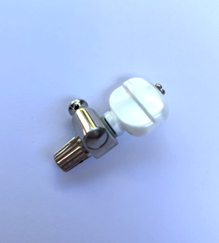 5th String Geared Tuner With Pearl Button for Banjo Chrome | eBay