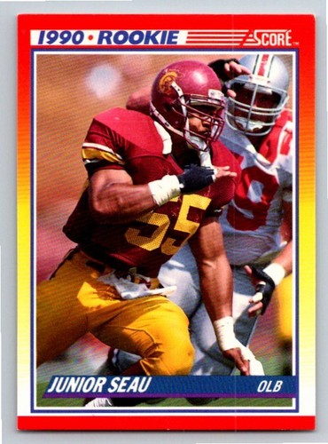 1990 Score Junior Seau Rookie USC Trojans #302 | eBay