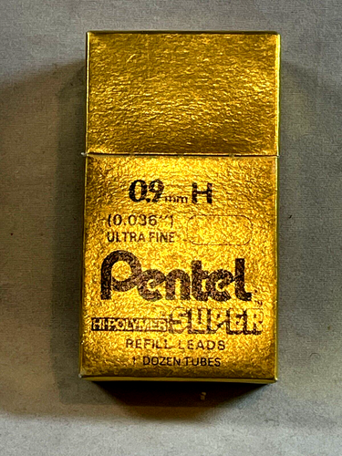 QTY 144 PENTEL MECHANICAL PENCIL FILM LEAD REFILL, SUPER ULTRA FINE ...