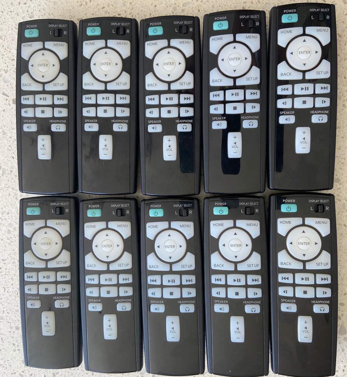 LOT OF 10 INFINITI QX80 NISSAN ARMADA ENTERTAINMENT DVD REMOTES 28298 ...
