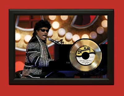 Little Richard Poster Art Wood Framed 45 Gold Record Display C3 | eBay