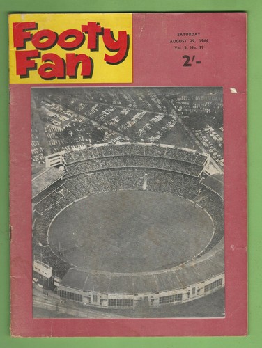 #II. AFL FOOTY FAN MAGAZINE - 29/9 1964, GEELONG, CARLTON & ST KILDA ...