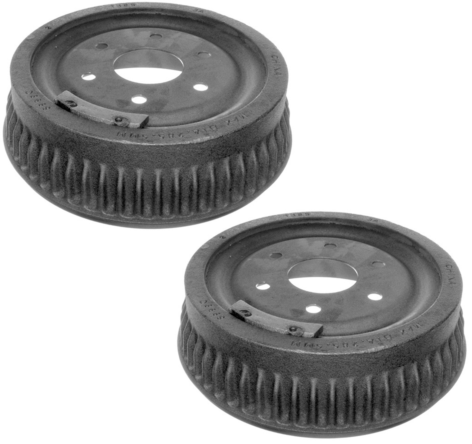 Pair Set 2 Rear Brake Drums ACDelco Pro For Chevy GMC 11-5/32" x 2-3/4 ...
