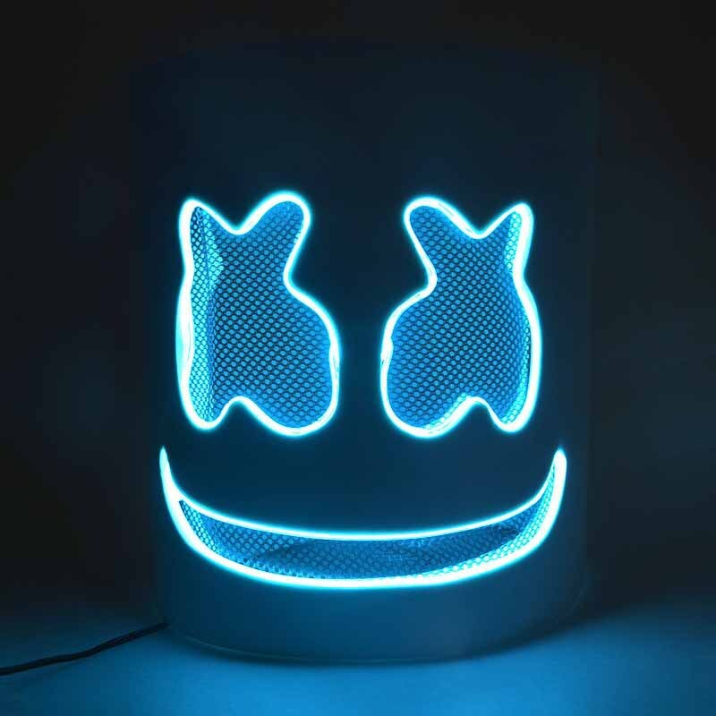 MARSHMELLO DJ MASK FULL HEAD LED HELMET – PERFECT CHRISTMAS PARTY ...