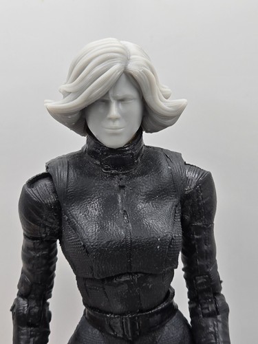 3d PRINT MERYL SILVERBURGH HEAD. 1:10 7" DIAMOND SELECT COMIC ...