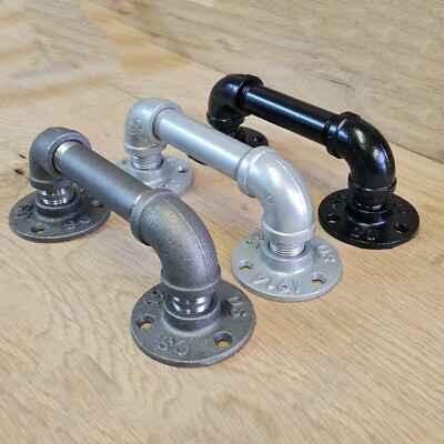 Pipe Furniture Handle Industrial Style Wooden Door Handles Barn Sliding ...