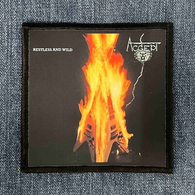 Accept Restless And Wild Sublimated Printed Patch | German Heavy Metal ...