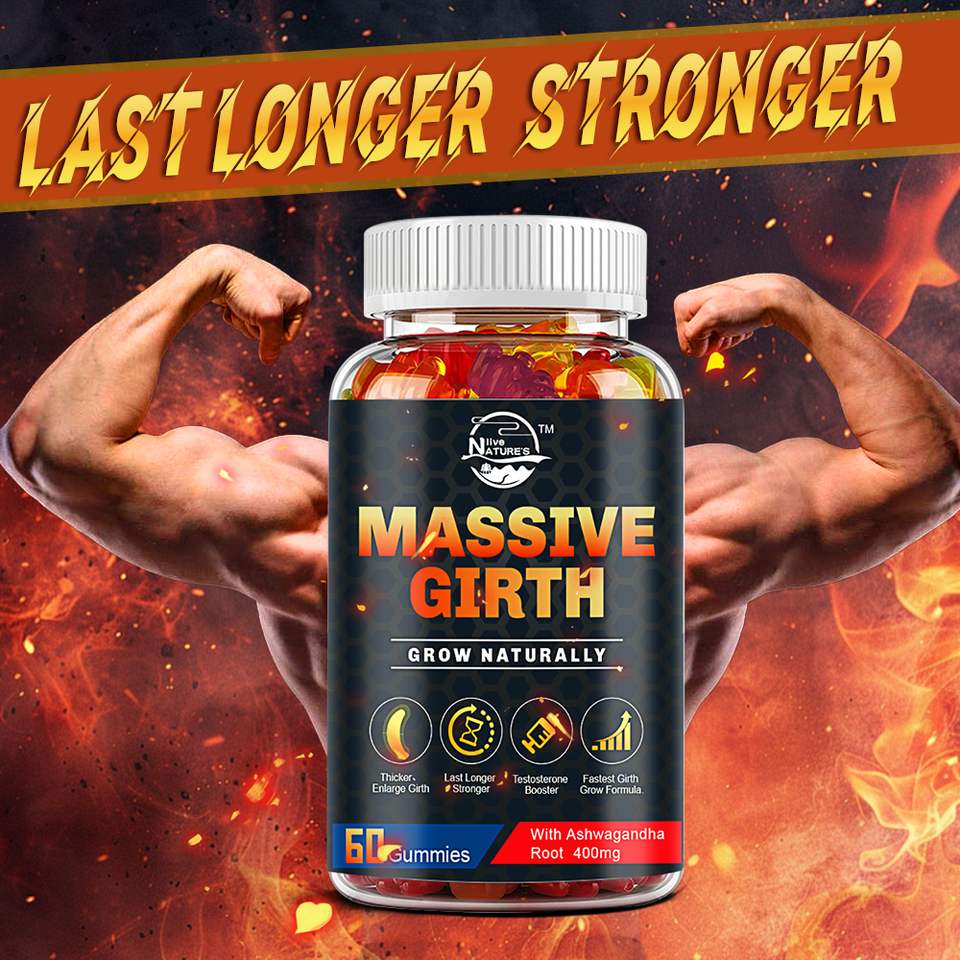 Male Enhancement Testosterone Booster 120 Gummies Stamina Pills Men ...