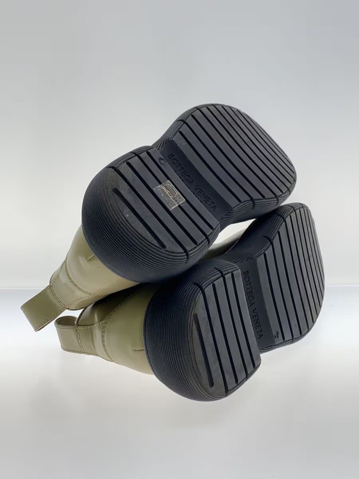 Bottega Veneta The Bounce Lace Up Boots 37.5 Khk Leather JTs98 | eBay