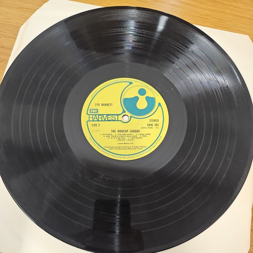 Syd Barrett - The Madcap Laughs- (1970) UK Harvest SHVL 765 Vinyl | eBay UK