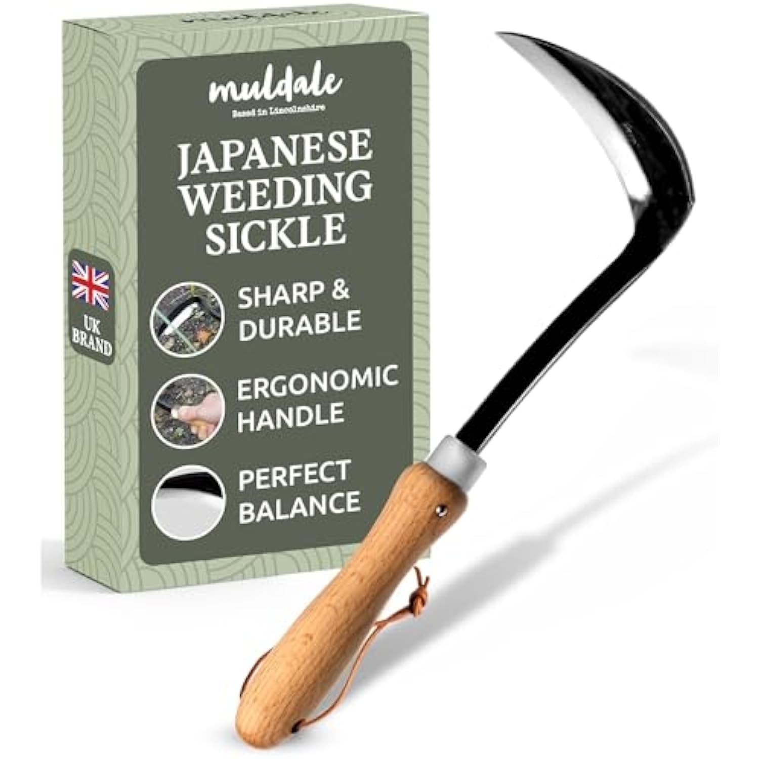 Japanese weeding sickle – curved razor hand hoe garden tool with ergon ...