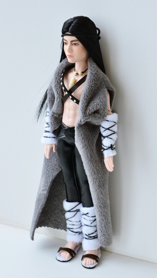 Art doll, OOAK Ken male Doll, Shaman with Felted Eagle Headpiece | eBay