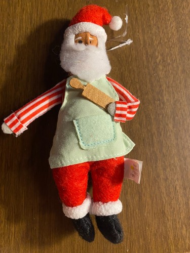 Target Cooking Santa in Apron Plush Christmas Ornament 7.5" | eBay