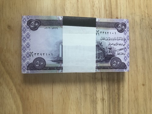 2005 Iraqi 100 x 50 Dinar Notes - Crisp Uncirculated | eBay