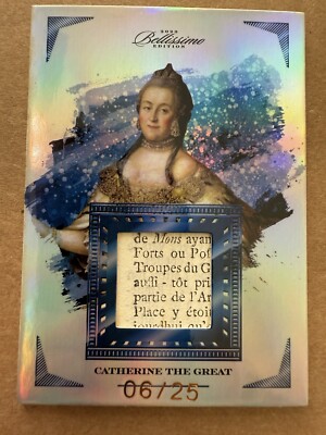 Catherine The Great Relic Card. Super Break Bellissimo Edition | eBay