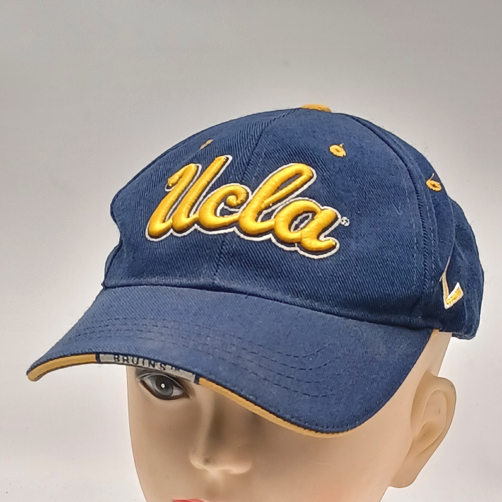 Vintage UCLA Bruins Zephyr Cap Hat Blue Yellow The Z Hat. Strap Back ...