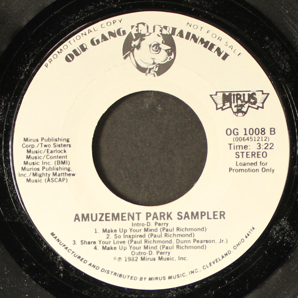 AMUZEMENT PARK: groove your blues away / amuzement park sampler OUR ...
