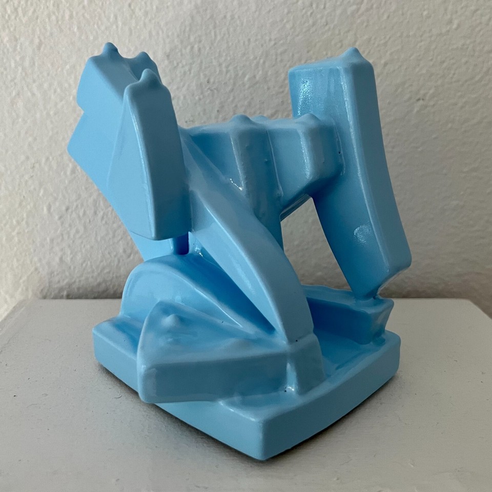 One Abstract Sculpture Constructivism Cubism Modern Art Influenced OOAK ...