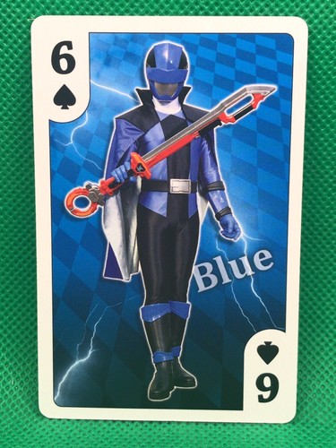 Blue Spade 6 Lupinranger vs Patranger Power ranger playing card 2018 | eBay