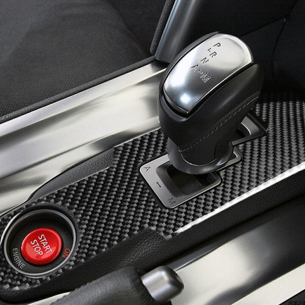 For Nissan GT-R R35 2008-2016 Carbon Fiber Gear Shift Panel Cover Trim ...