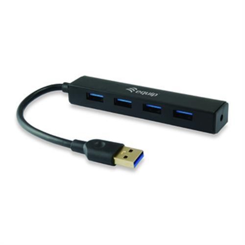 Equip SuperSpeed USB-Hub 4 Port USB 3.0 schwarz Notebook PC Laptop USB ...