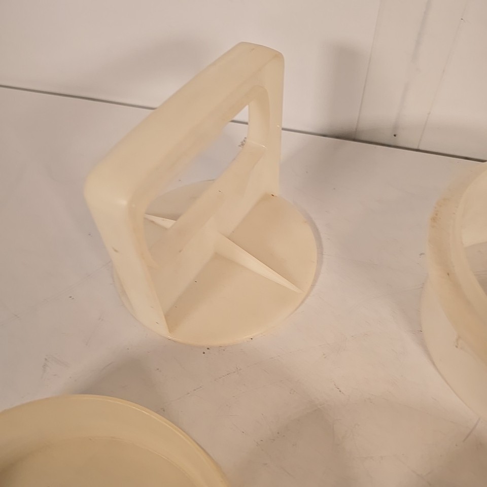 Vintage Tupperware Hamburger 3.5" Patty Maker Ring #883 Press #884 ...