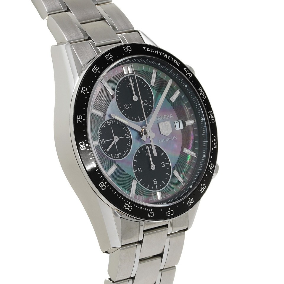 TAG HEUER Carrera Caliber 16 Chronograph CV201K.BA0794 Black shell ...