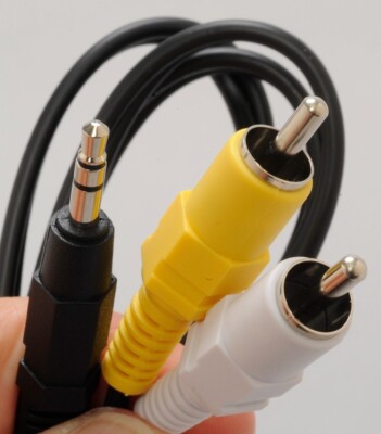 Genuine Nikon EG-D2 Audio Video Cable P/N 25280 5' D3 D80 D90 D300 ...